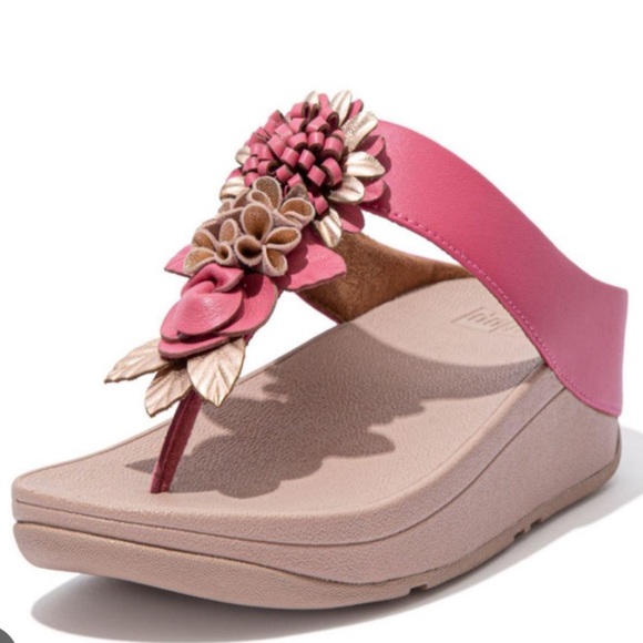 Fitflop | Shoes | Fitflop Limited Edition Fino Floral Cluster Valentine ...